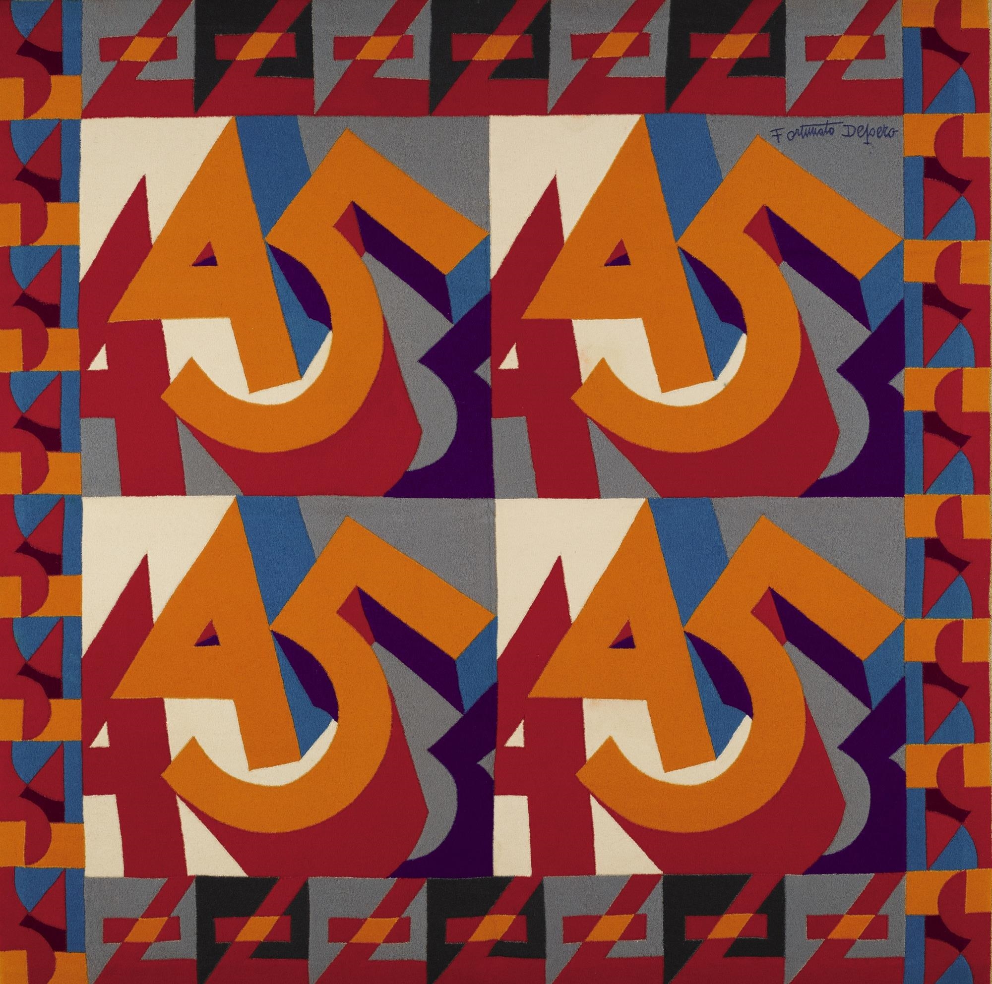 Fortunato Depero | CIFRE 44-55 (1925) | MutualArt