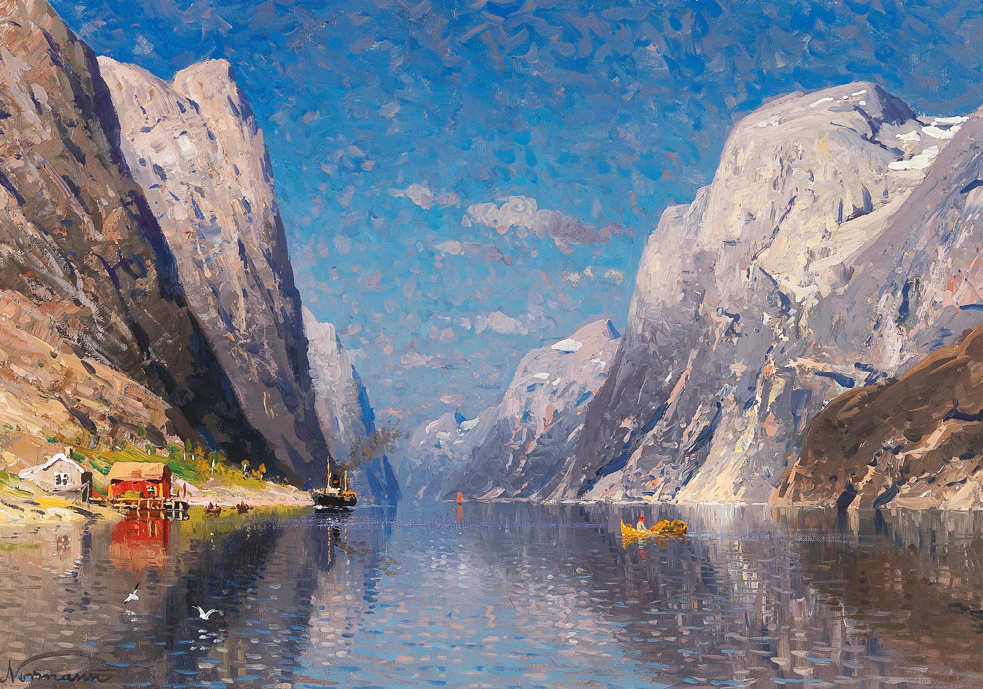 Eilert Adelsteen Normann | Fjordlandschaft | MutualArt