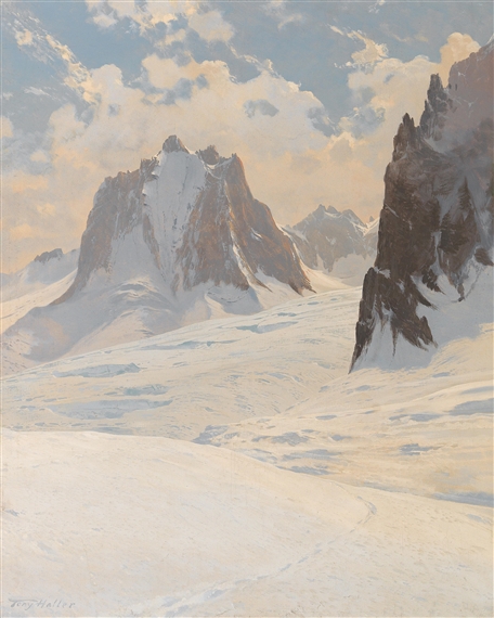 Toni Haller | View of Mont Blanc | MutualArt