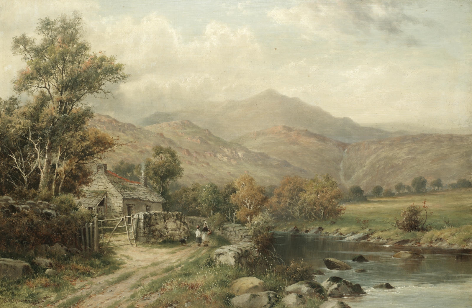William Henry Mander | On the Upper Conway | MutualArt
