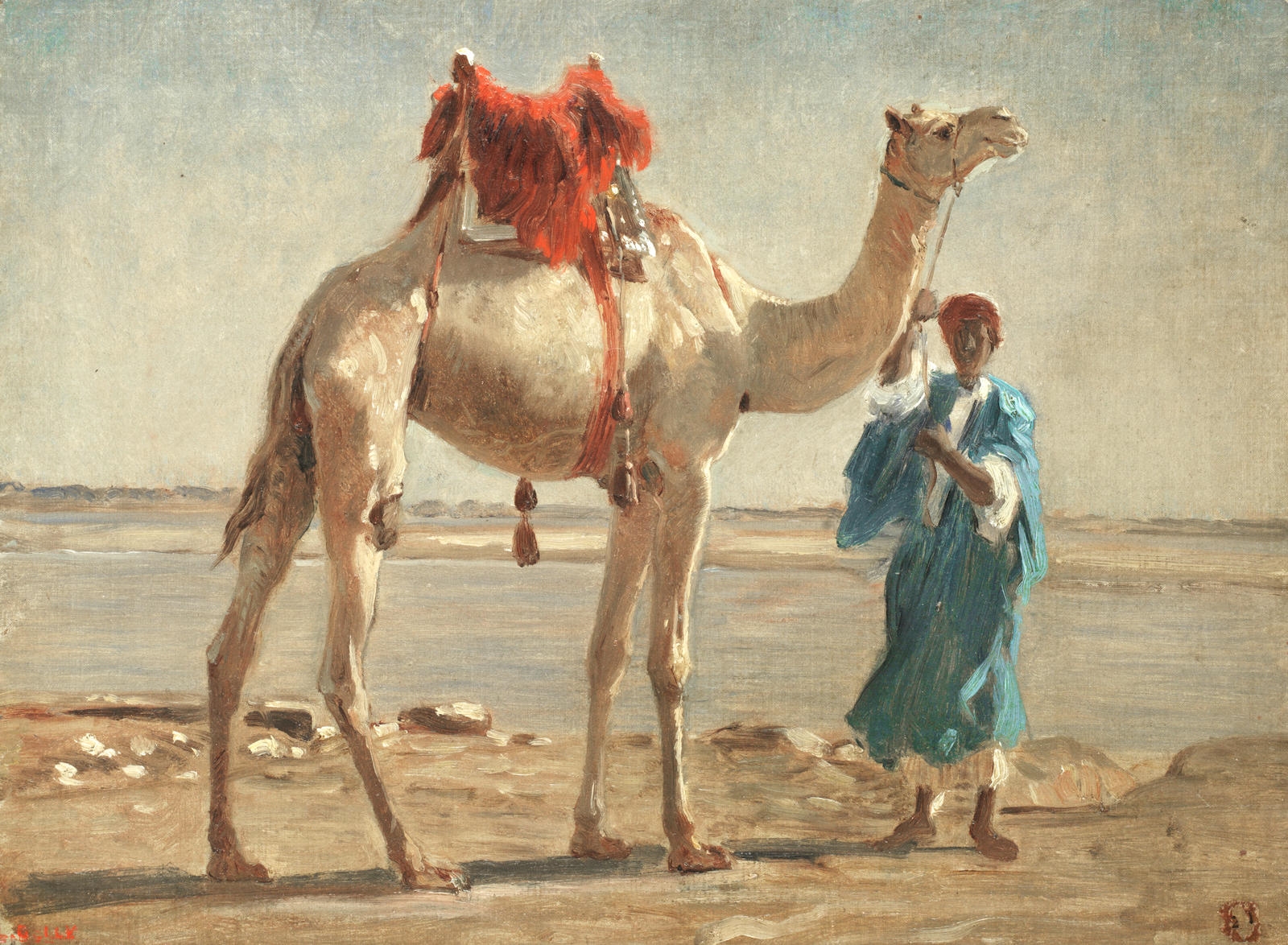 Leon Belly | Le chameau et son chamelier | MutualArt