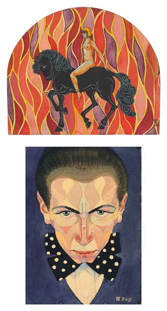 Boris Konstantinovitch‏ Bilinsky | Self-portrait; and Classical figure ...