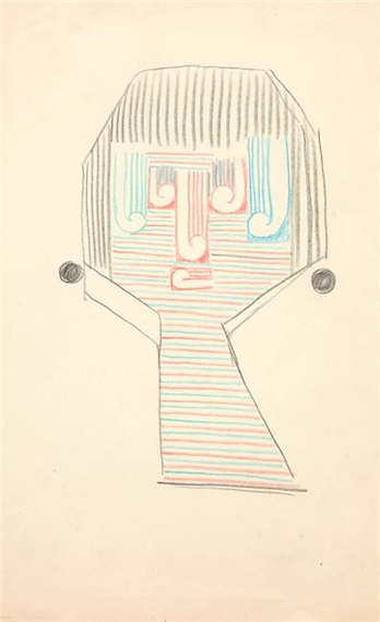 Theo Schoon | Modernist Head Study with Korus | MutualArt