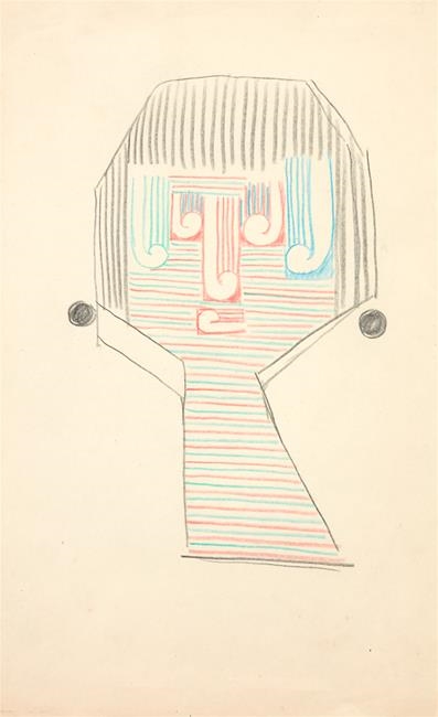 Theo Schoon | Modernist Head Study with Korus | MutualArt