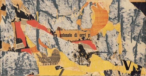 Mimmo Rotella | Cleopatra (1973) | MutualArt