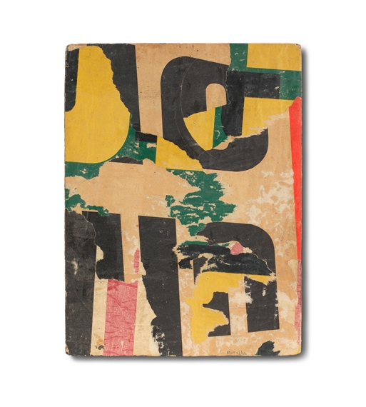 Mimmo Rotella | Lettere (1961) | MutualArt