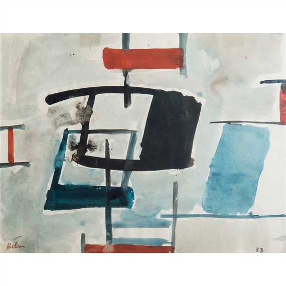 Jean Hélion - Rouge Brilliant, 1938, Paintings:...