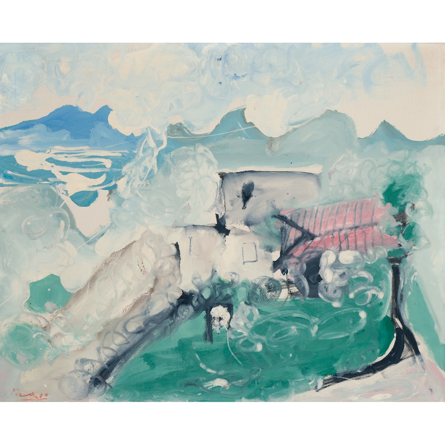 Pablo Picasso | PAYSAGE DE PROVENCE (1965) | MutualArt