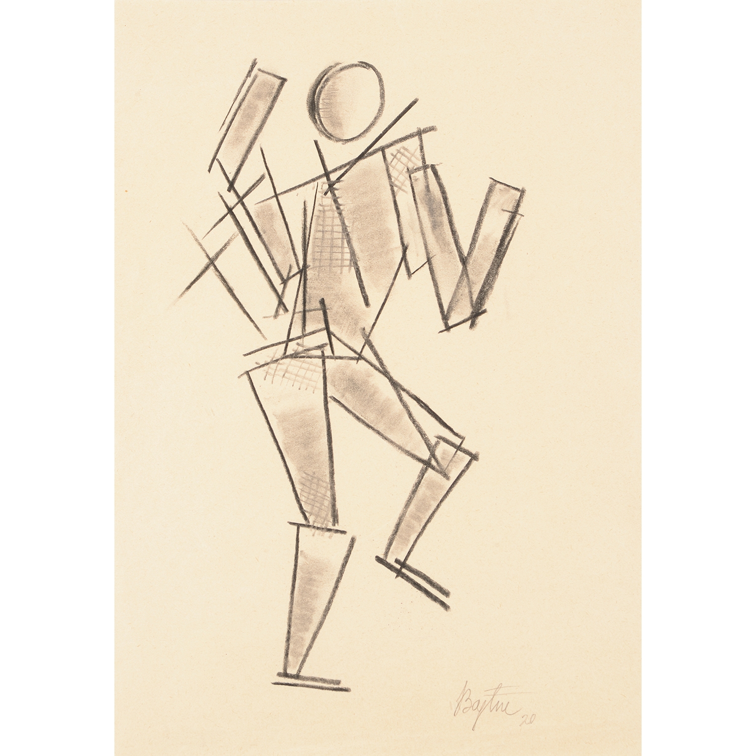 Varvara Stepanova | PERSONNAGE CONSTRUCTIVISTE (1920) | MutualArt