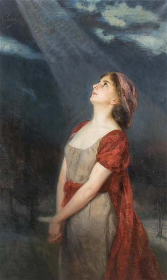 Felix Ehrlich | Die Flehende (1905) | MutualArt