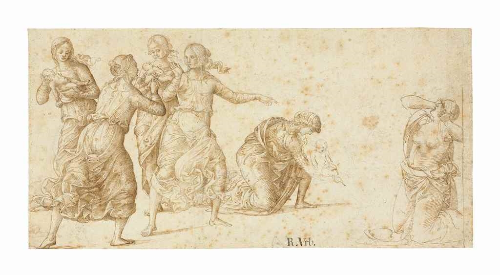 Timoteo Viti | The Massacre of the Innocents (recto); Study of a head ...