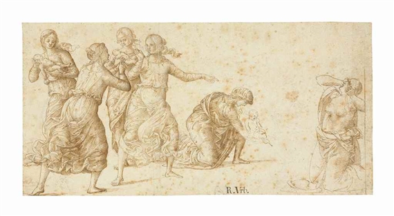 Timoteo Viti | The Massacre of the Innocents (recto); Study of a head ...