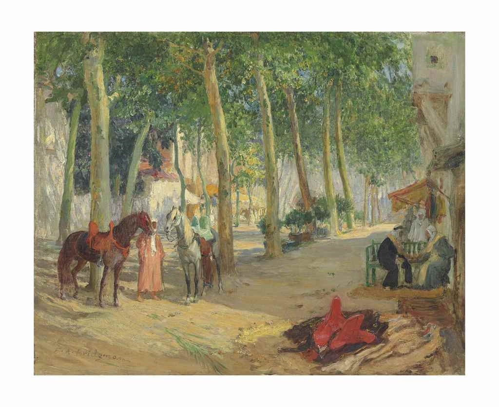Frederick Arthur Bridgman | Chess players (1880) | MutualArt