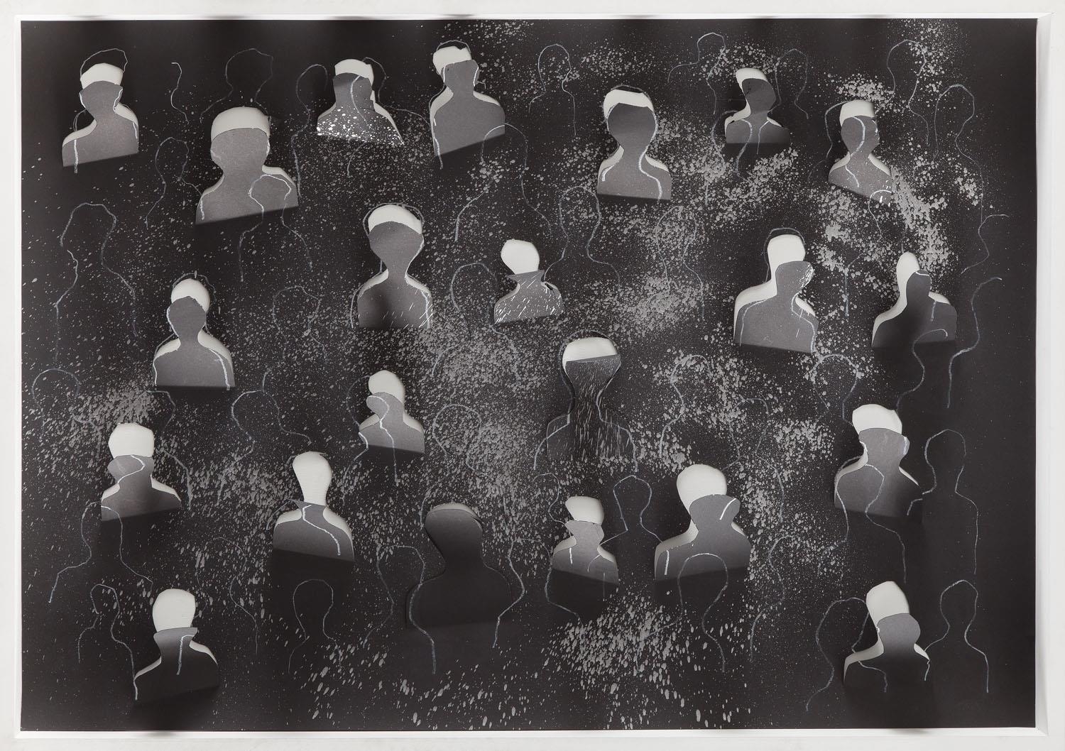 Józef Szajna | Silhouettes (1976) | MutualArt