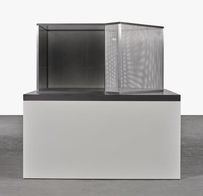 Dan Graham | TWO-WAY MIRROR JOINED CUBES | MutualArt