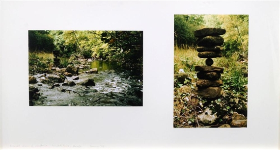 Andy Goldsworthy | Balanced Column of River Stones, Swindale Beck Wood ...