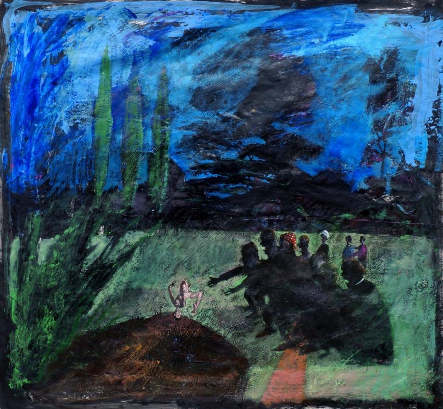 Sarah Raphael | Figures in a landscape | MutualArt