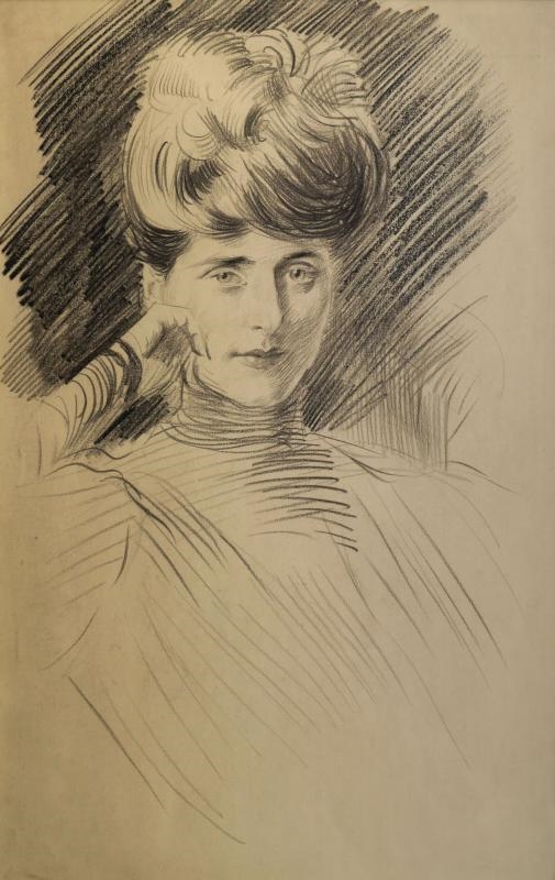 Paul César Helleu | Portrait of Madame Helleu | MutualArt