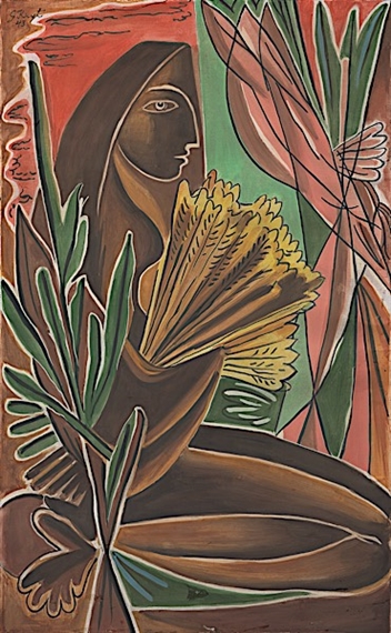 George Keyt | Thresher Woman (1943) | MutualArt