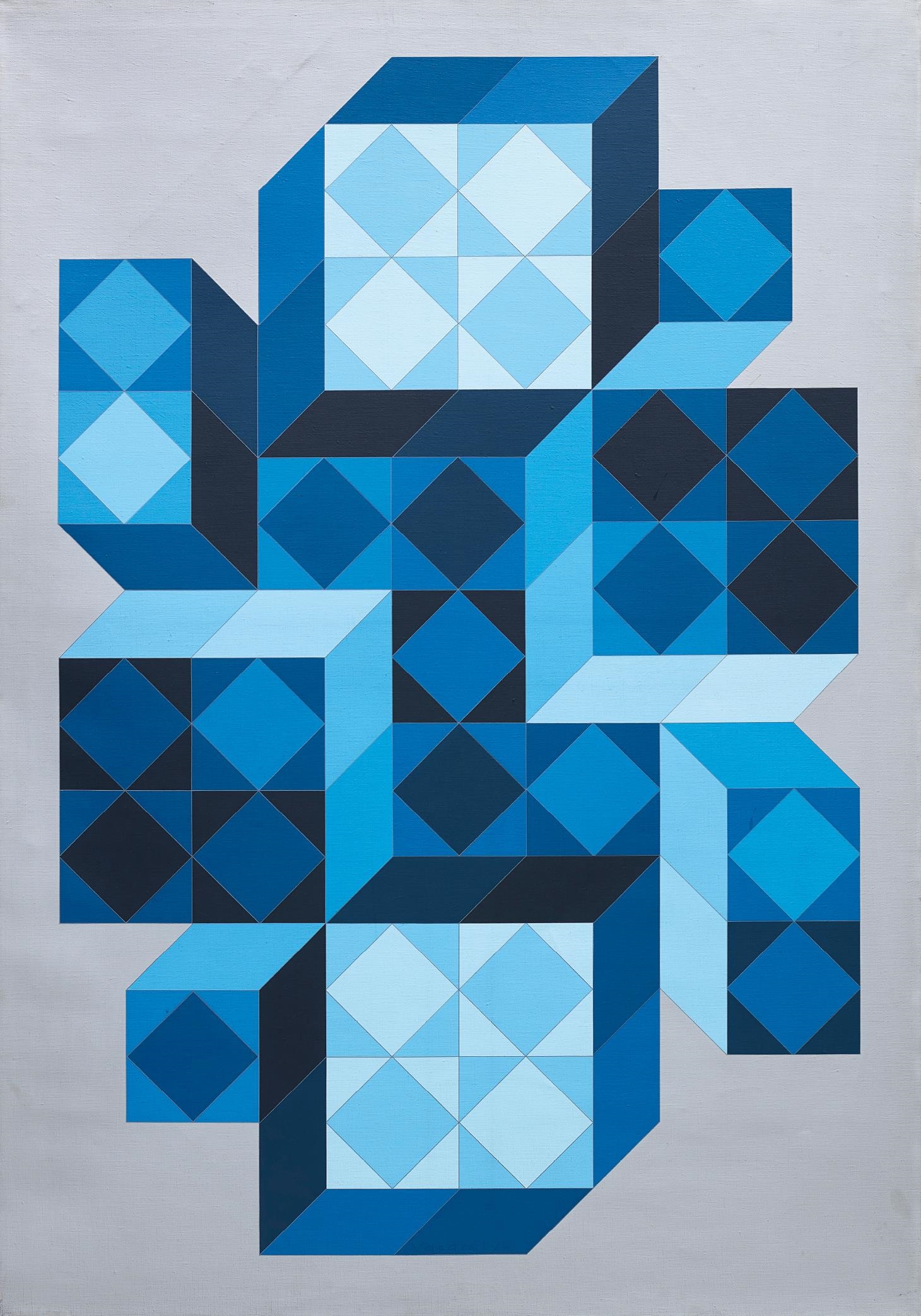 Victor Vasarely | Sakk (1988) | MutualArt