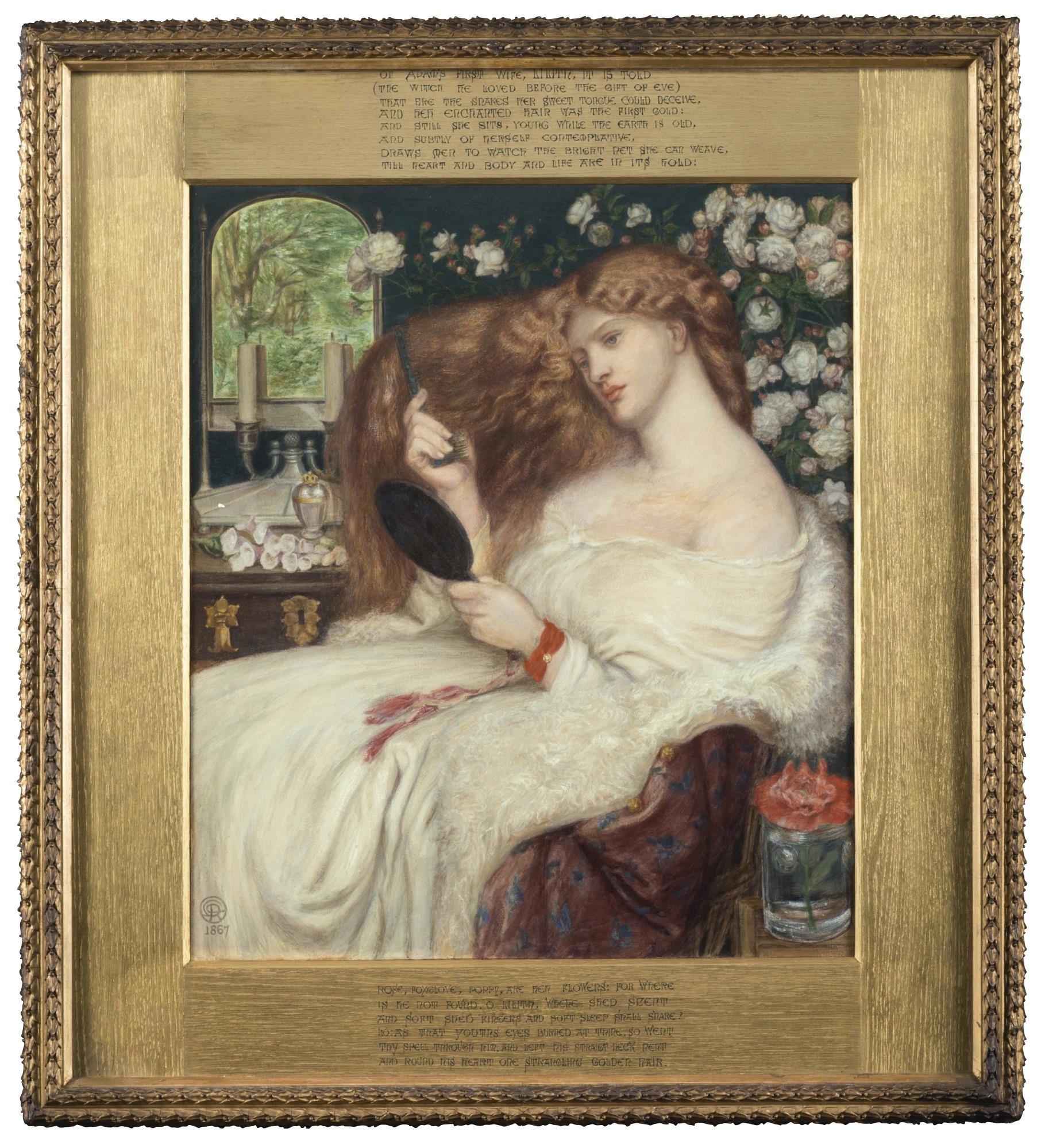 Dante Gabriel Rossetti Lilith
