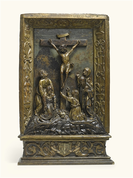 Hispano-Flemish School, 16th Century | RELIEF WITH THE CRUCIFIXION | MutualArt