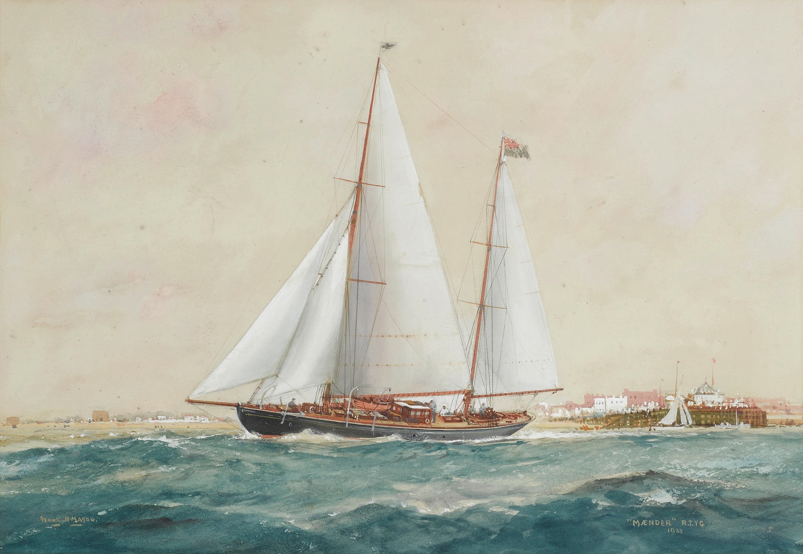 Frank Henry Mason | The Yacht Maender of the Royal Thames Yacht Club ...