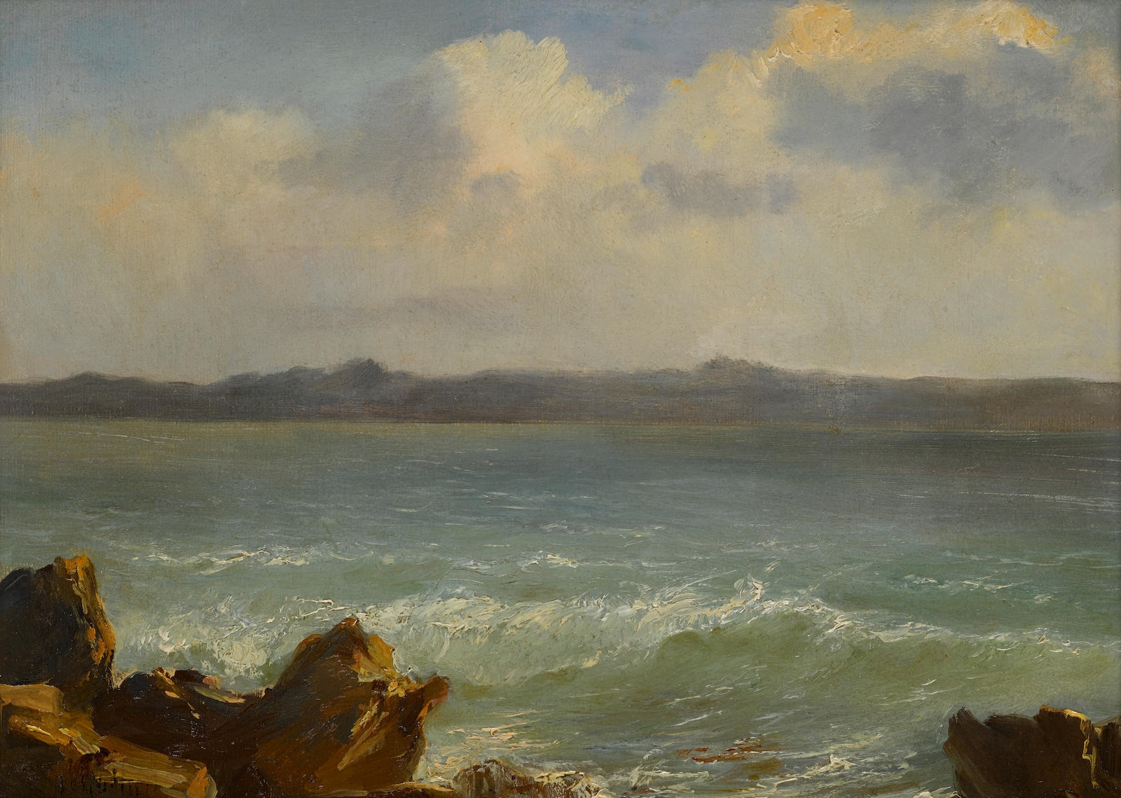 Théodore Gudin | On the coast | MutualArt