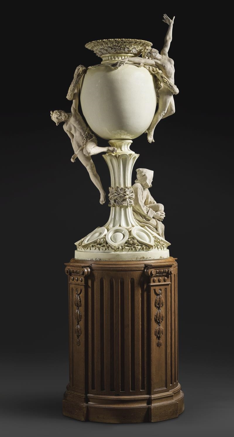 Alessandro Magni | MONUMENTAL VASE WITH THE TEMPTATION OF SAINT ANTHONY ...