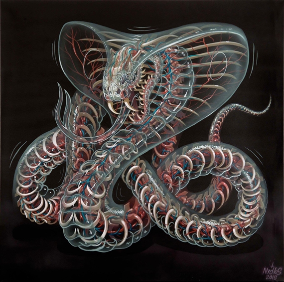 Nychos | Translucent cobra I (2015) | MutualArt