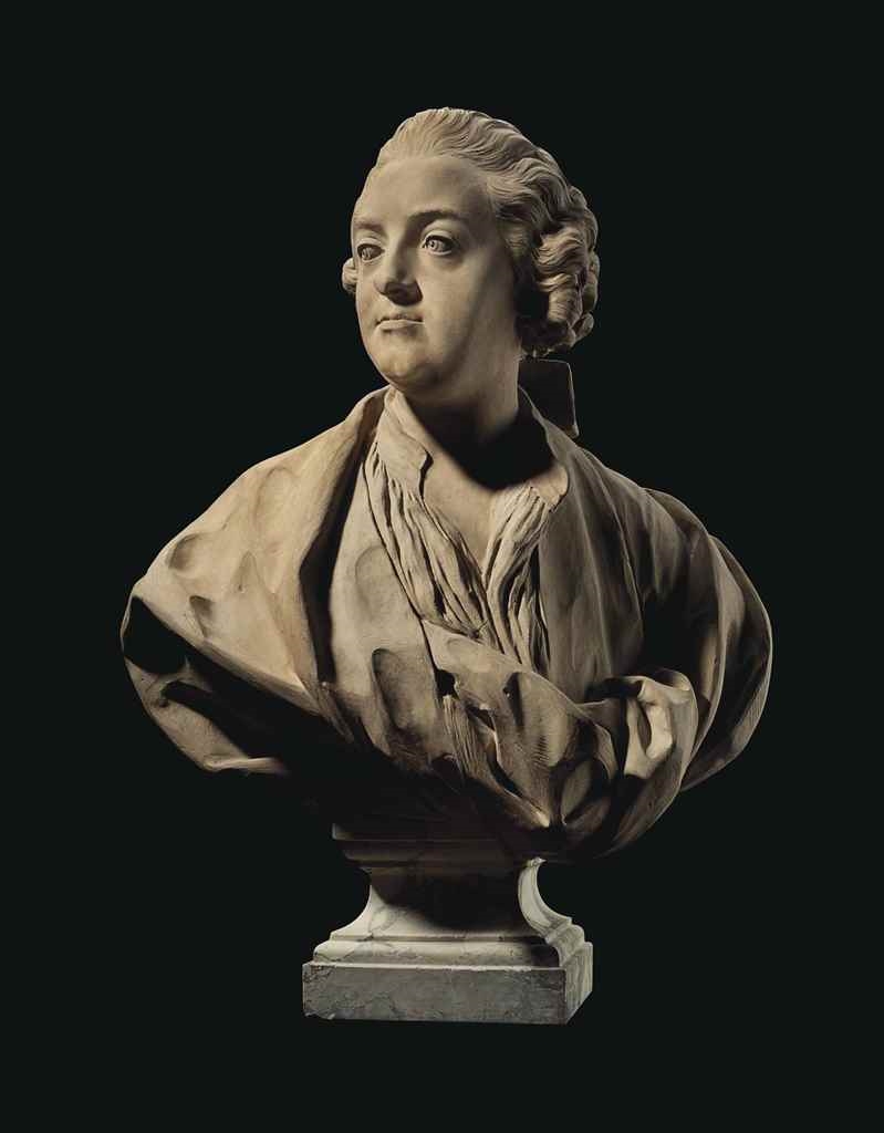 Jean-Jacques Caffieri | A TERRACOTTA BUST OF CLAUDE ADRIEN HELVÉTIUS ...
