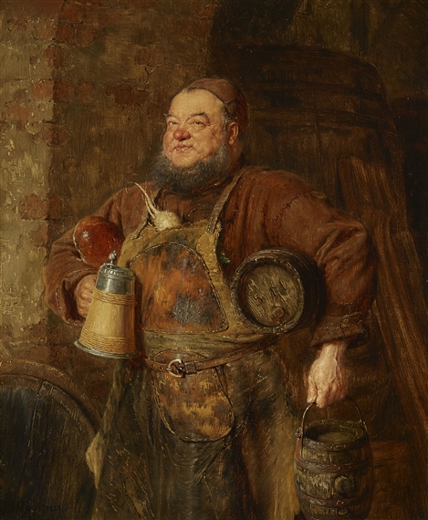 Eduard von Grützner | Der Kellermeister (1896) | MutualArt