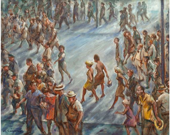 Clyde Singer | After the Event (1962) | MutualArt