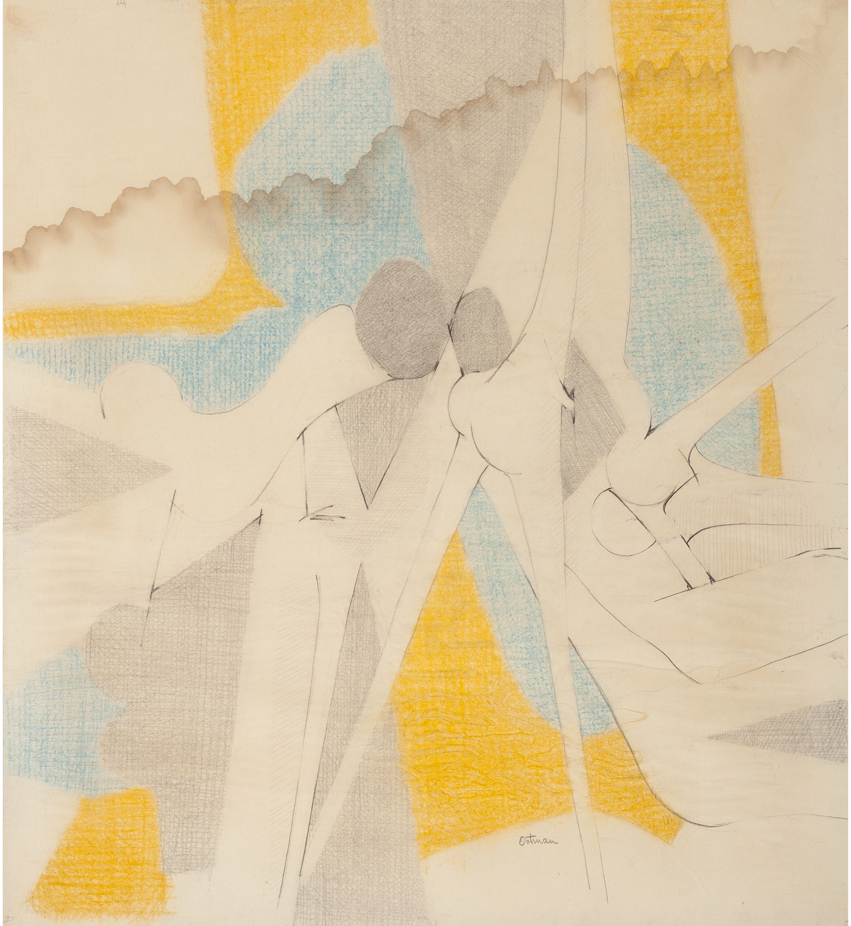 George Ortman | Composition (1959) | MutualArt