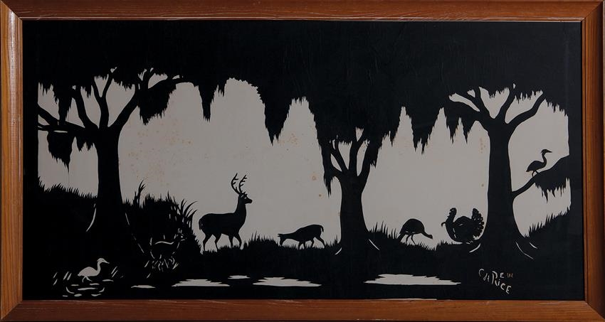 Carew Rice | LOWCOUNTRY LANDSCAPE WITH INDIGENOUS WILDLIFE | MutualArt
