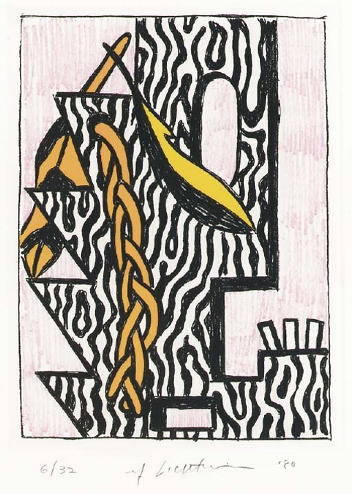 Roy Lichtenstein | Head with Braids (C. 168) (1980) | MutualArt