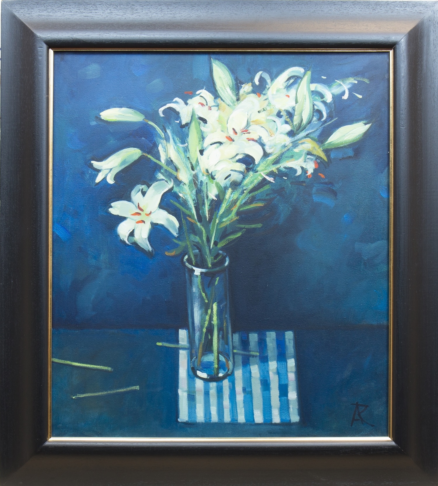 Alexander Robb | Still Life with Flowers and Ceramic | MutualArt