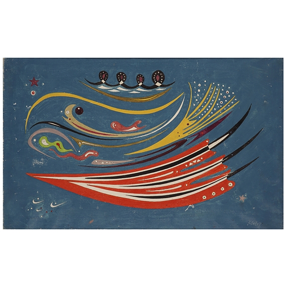 Yves Laloy - UNTITLED, Oil on canvas