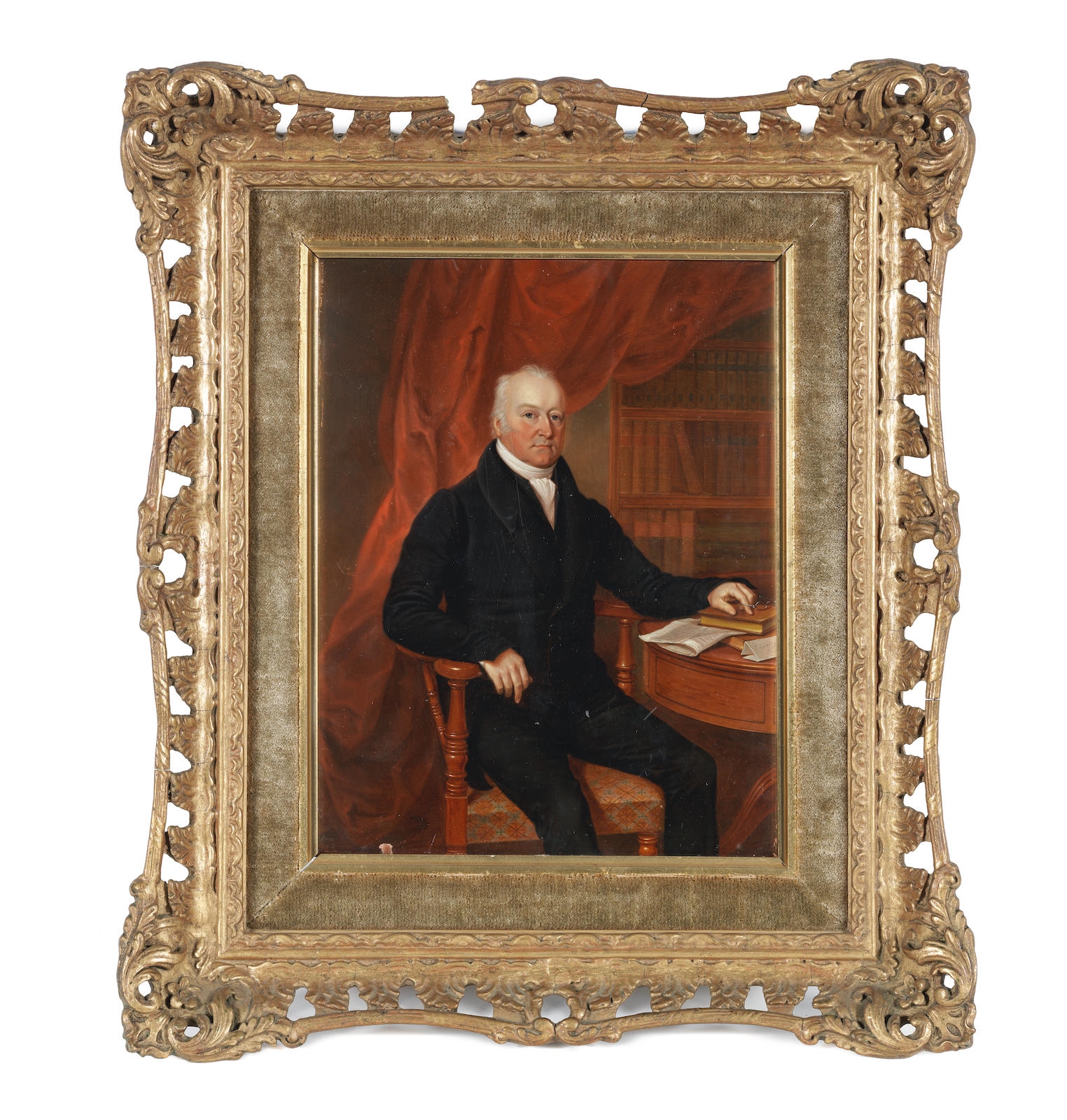 James Leakey | Portrait of a gentleman seated | MutualArt