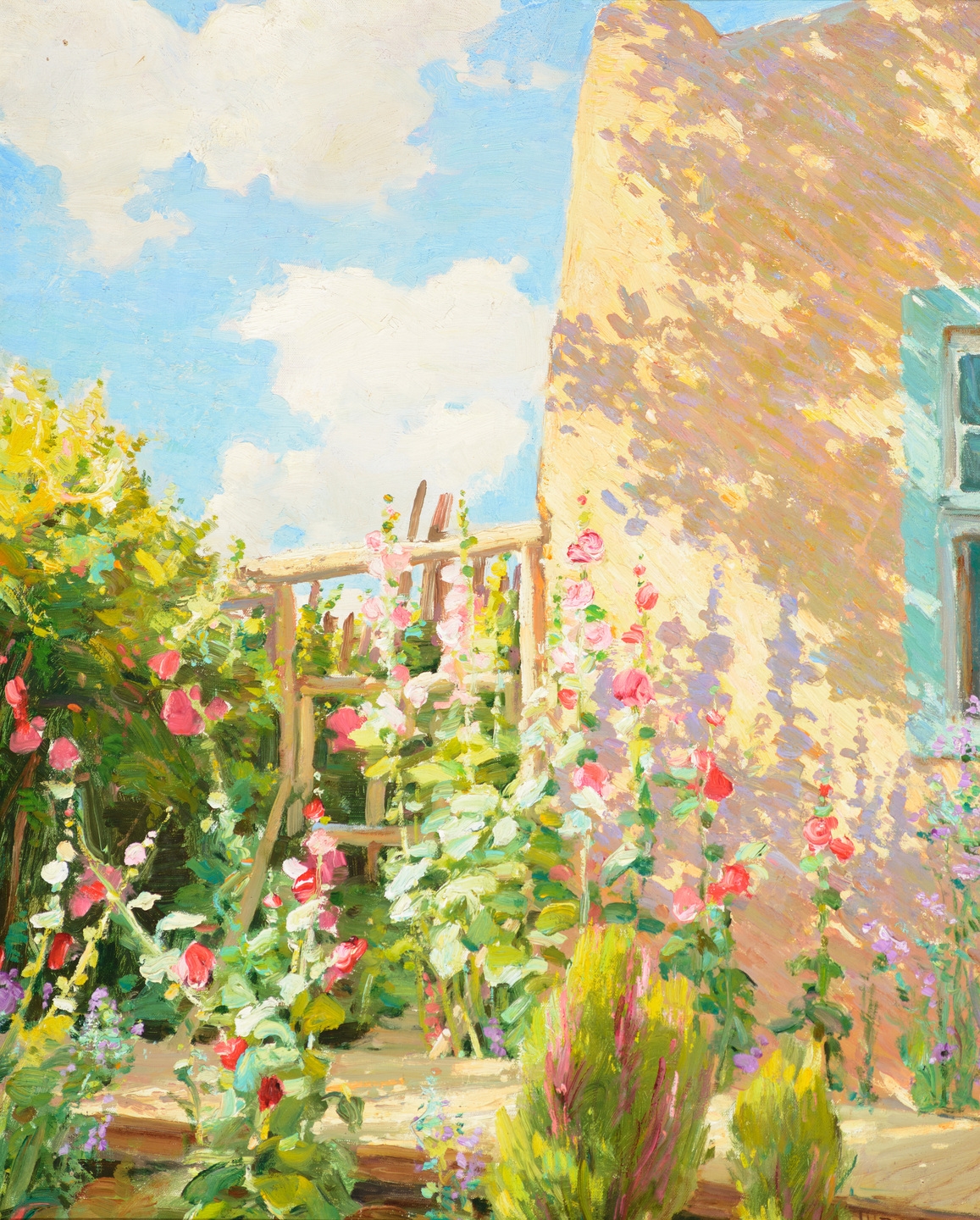 Joseph Henry Sharp | Afternoon Shadows – Taos (Circa 1920) | MutualArt