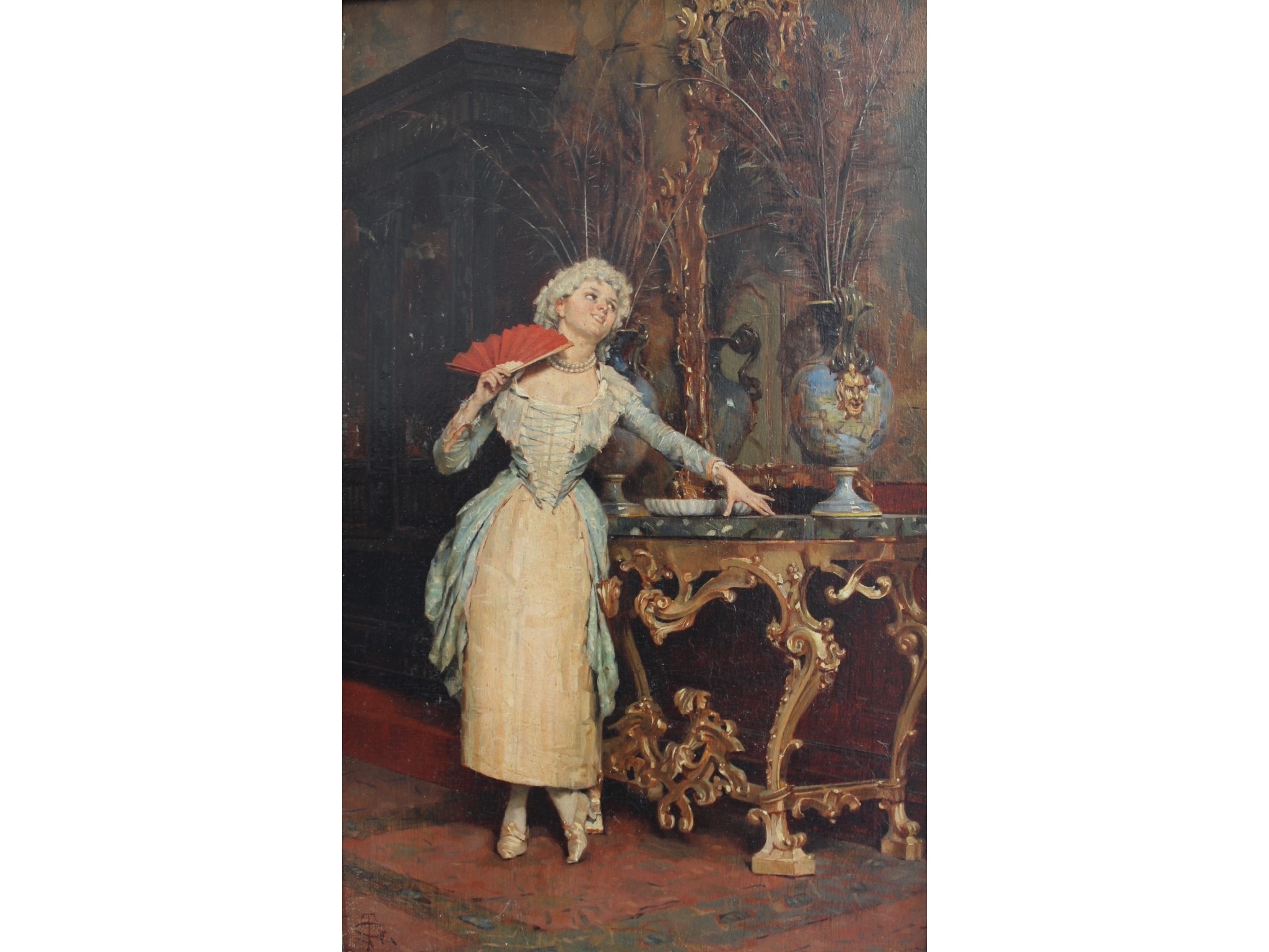 Tito Conti | THE RED FAN | MutualArt