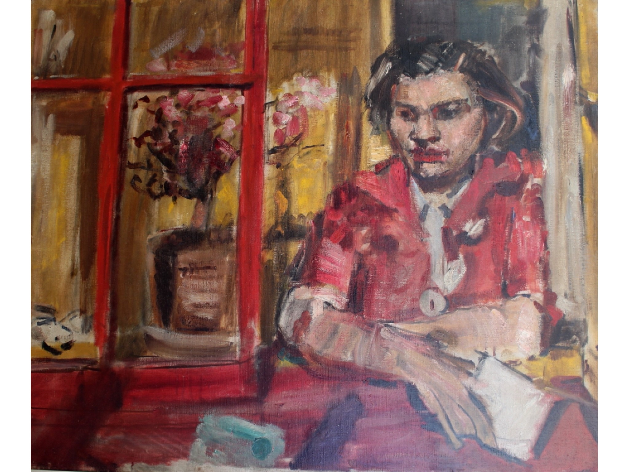 Geoffrey Tibble | PORTRAIT OF THE ARTIST'S WIFE, MARJORIE (1935 ...