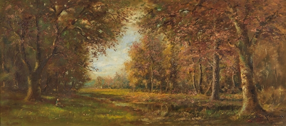 William Savery Bucklin | Forest stream | MutualArt