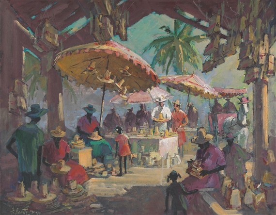 Frank Beatty | Straw Market, Nassau | MutualArt