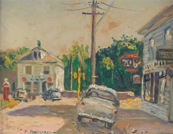 Emerson Burkhart | Gahanna Street Scene | MutualArt