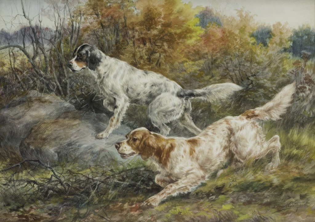 Edmund Henry Osthaus | Two Setters | MutualArt