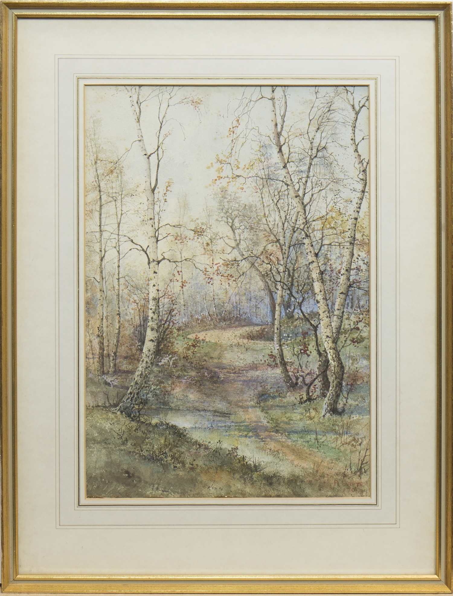 R. Carter | 3 works: AUTUMN FOREST SCENES | MutualArt