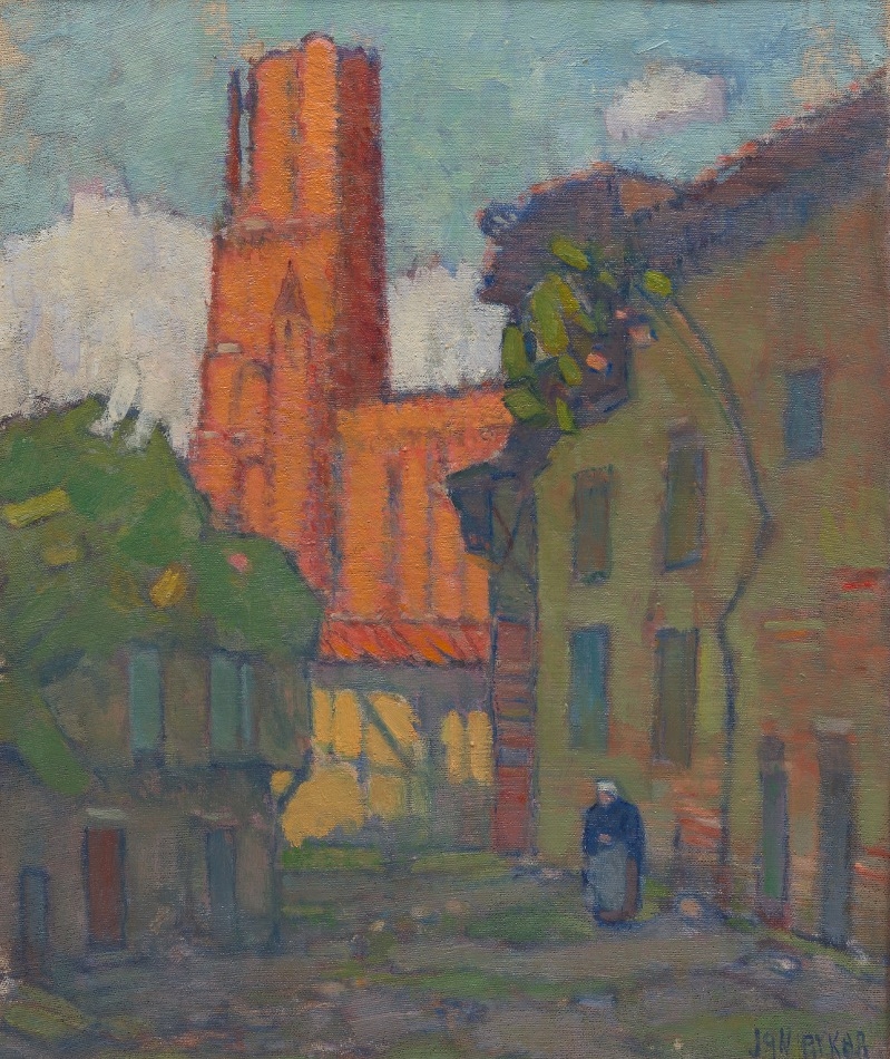 Jan Rikar | Albi, La Cathedrale et La Rue Des Pretres | MutualArt