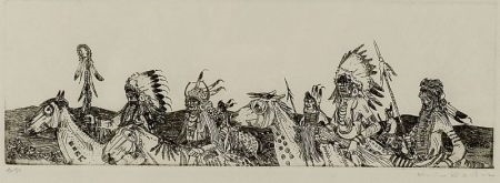 Kevin Ritchie | Warriors on Horseback. | MutualArt