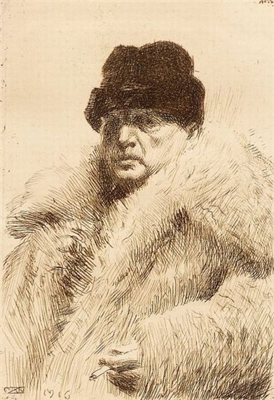 Anders Zorn | Self-Portrait (1916) | MutualArt